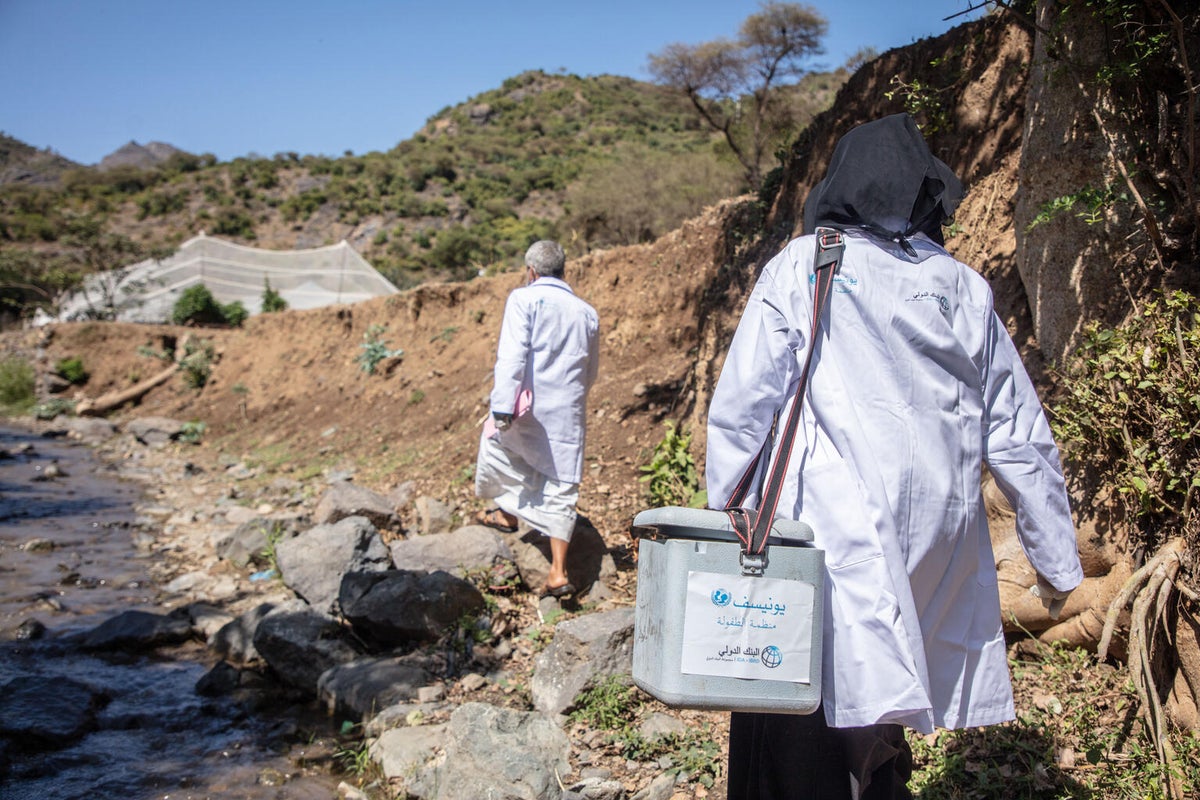 In photos: how vaccines reach the most remote places on earth