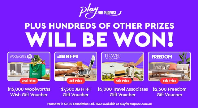 Win great prizes while helping support children | UNICEF Australia