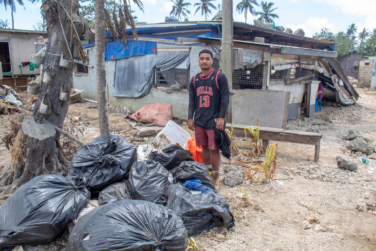 In photos: volcanic eruption and tsunami in Tonga