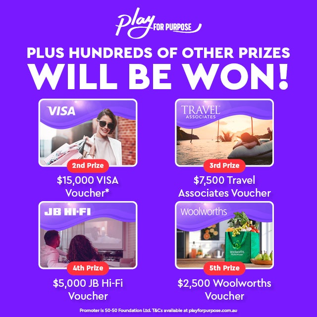 Win great prizes while helping support children | UNICEF Australia