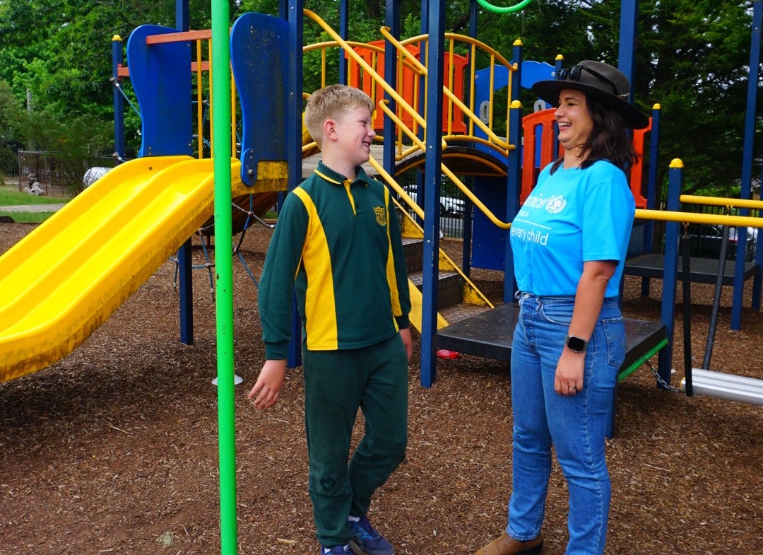Rae Johnston, UNICEF Australia Ambassador