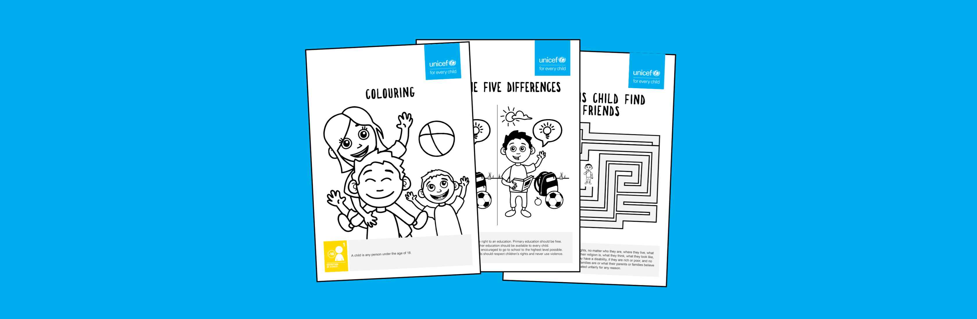 UNICEF child rights activity book