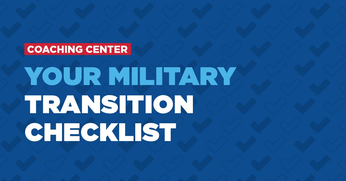 Your Military Transition Checklist | First Command