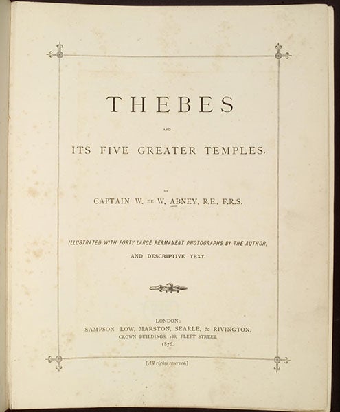 William de Wiveleslie Abney - Linda Hall Library