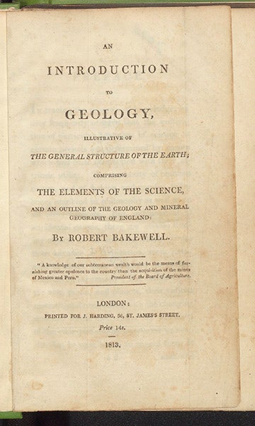 Robert Bakewell (geologist) - Linda Hall Library