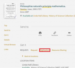 Making Requests in Primo - Linda Hall Library