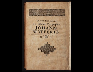 Maria Cunitz - Linda Hall Library