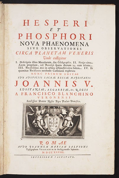 Francesco Bianchini - Linda Hall Library