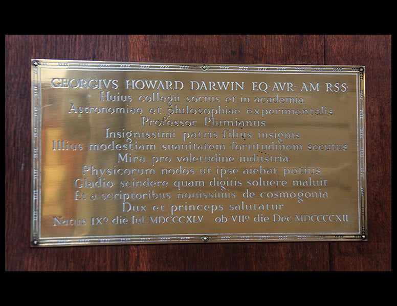 George Howard Darwin - Linda Hall Library