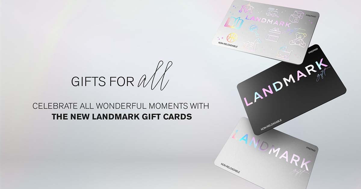 Celebrate wonderful moments with a LANDMARK Gift Card | LANDMARK