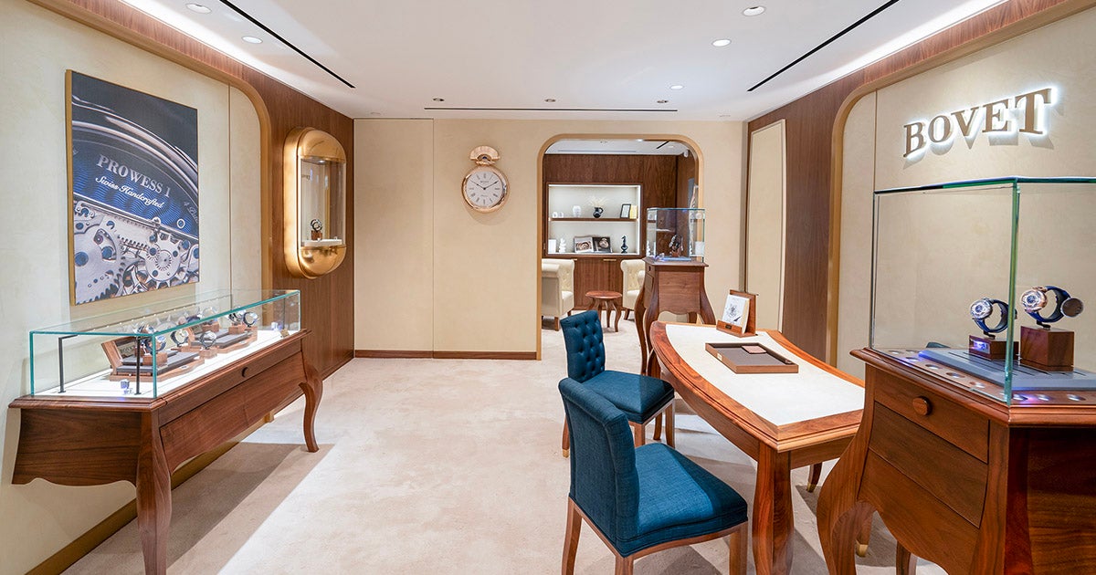 EXPERIENCE THE LEGACY OF TIMEPIECES AT BOVET’S NEW BOUTIQUE | LANDMARK