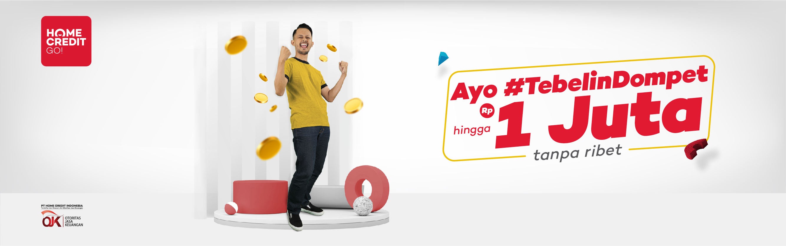 #TebelinDompet s.d. Rp1 juta sama Home Credit GO! - Home Credit