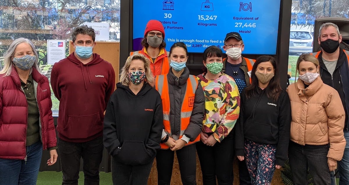 Volunteering at Foodbank Victoria — Luminary