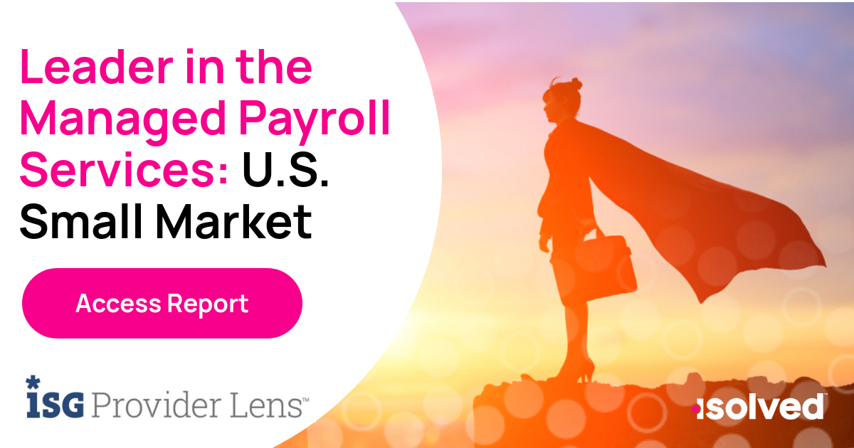 ISG Payroll Solutions and Services Study