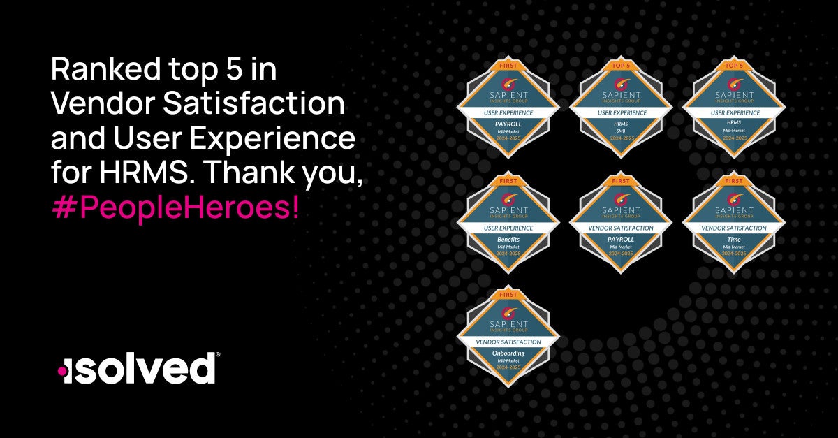 Sapient Insights Report: isolved is Top Rated, Scaling from SMB to ...