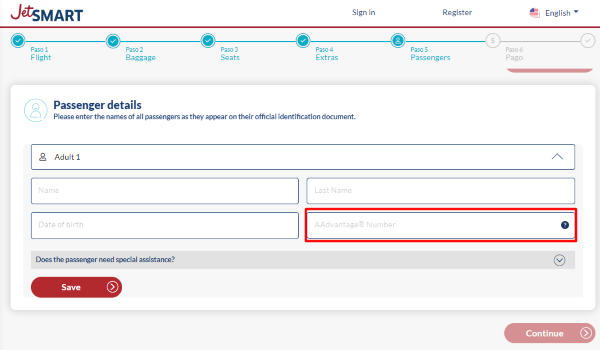Earn AAdvantage® Miles | JetSMART USA
