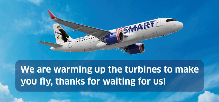 JetSMART – Vuela SMART, Vuela a tu manera