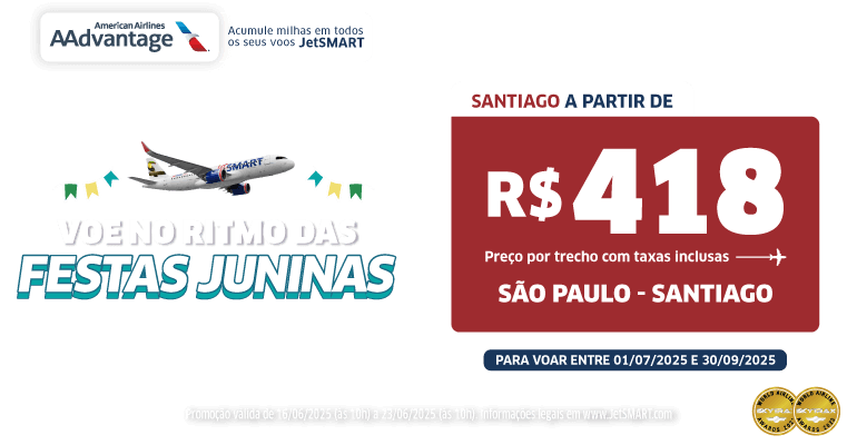 Passagens Aéreas - Voos Baratos | JetSMART Brasil Site Oficial