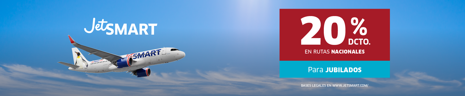 JetSMART – Vuela SMART, Vuela a tu manera