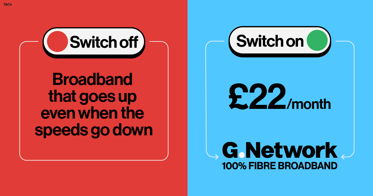 G Network Fibre Broadband Offers