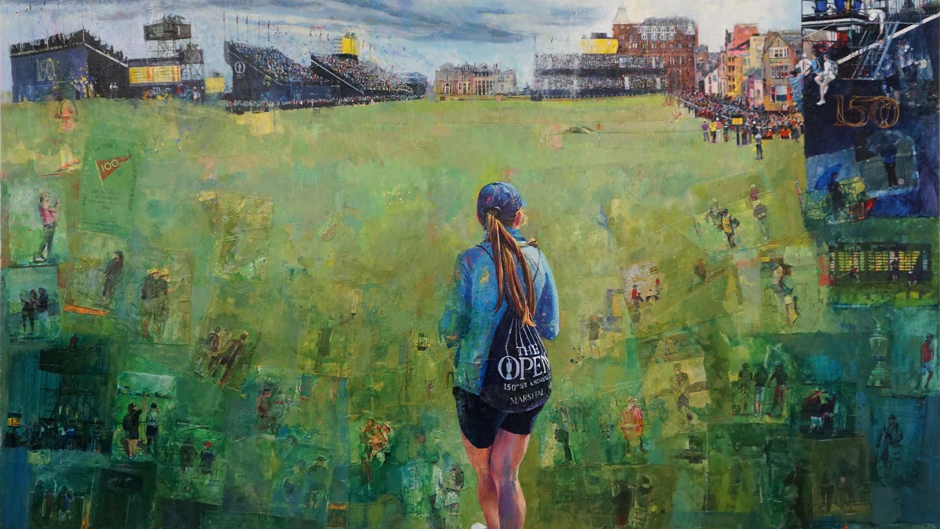 Specially commissioned painting commemorates The 150th Open
