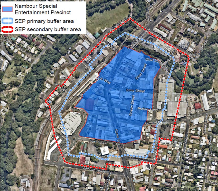 Nambour special entertainment precinct (SEP)