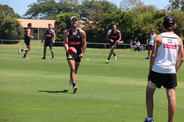 Collingwood open training a big hit