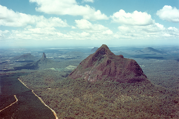 Backward Glance: The history of the name Glass House Mountains