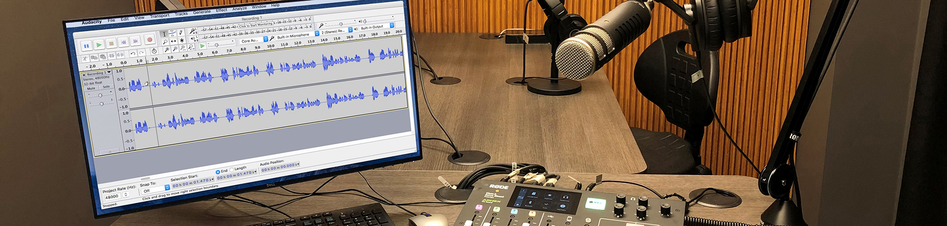 Podcast studio