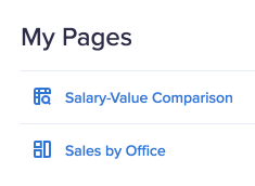 Open a page in My Pages | Anapedia