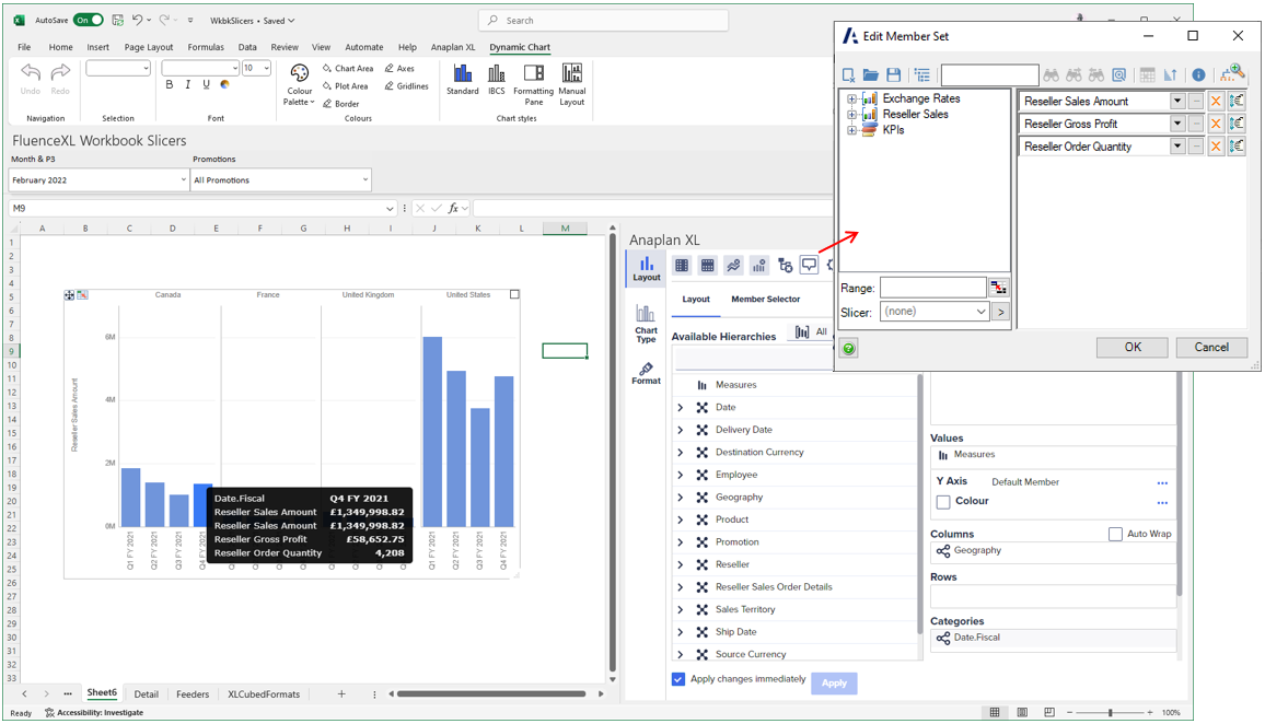 Tooltips for dynamic charts | Anapedia