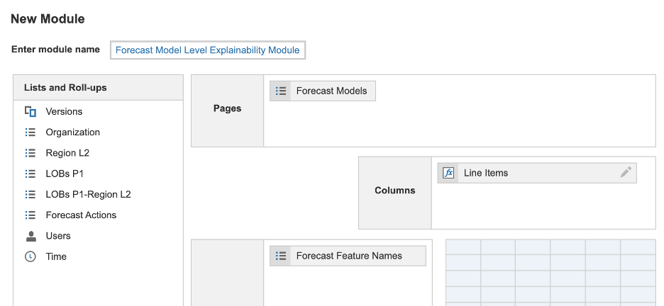 Create a model-level explainability module and import action | Anapedia