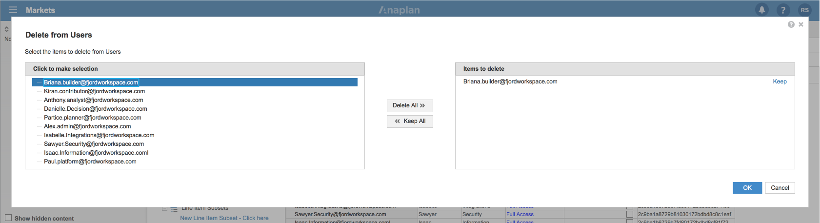 Delete users - Anaplan Technical Documentation