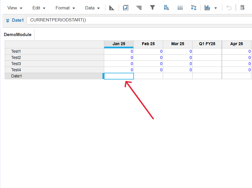Current Period is blanked after an ALM sync | Anaplan Support