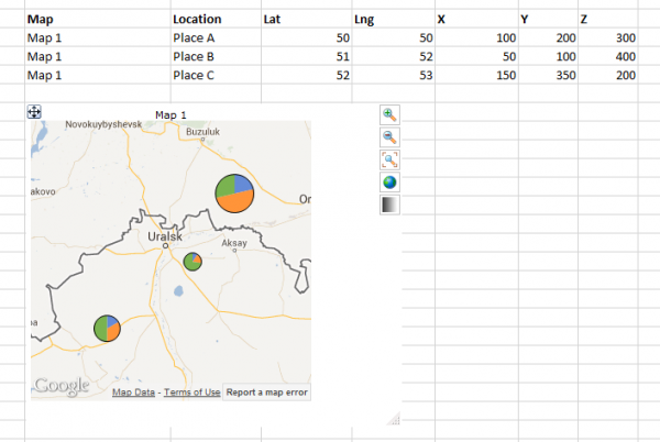 Maps in Anaplan XL | Anapedia