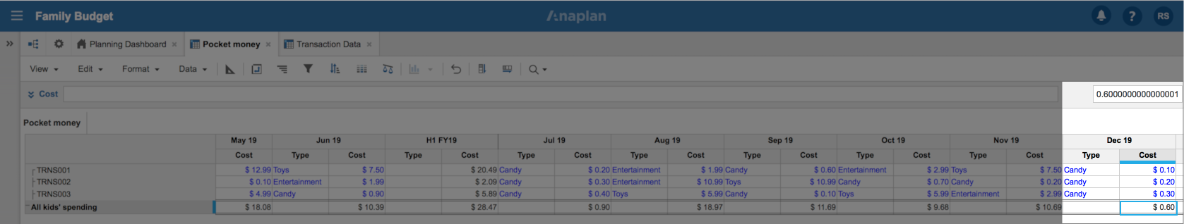 Precision differences and large number calculations - Anaplan Technical Documentation