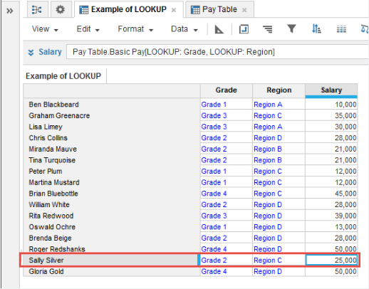 LOOKUP - Anaplan Technical Documentation