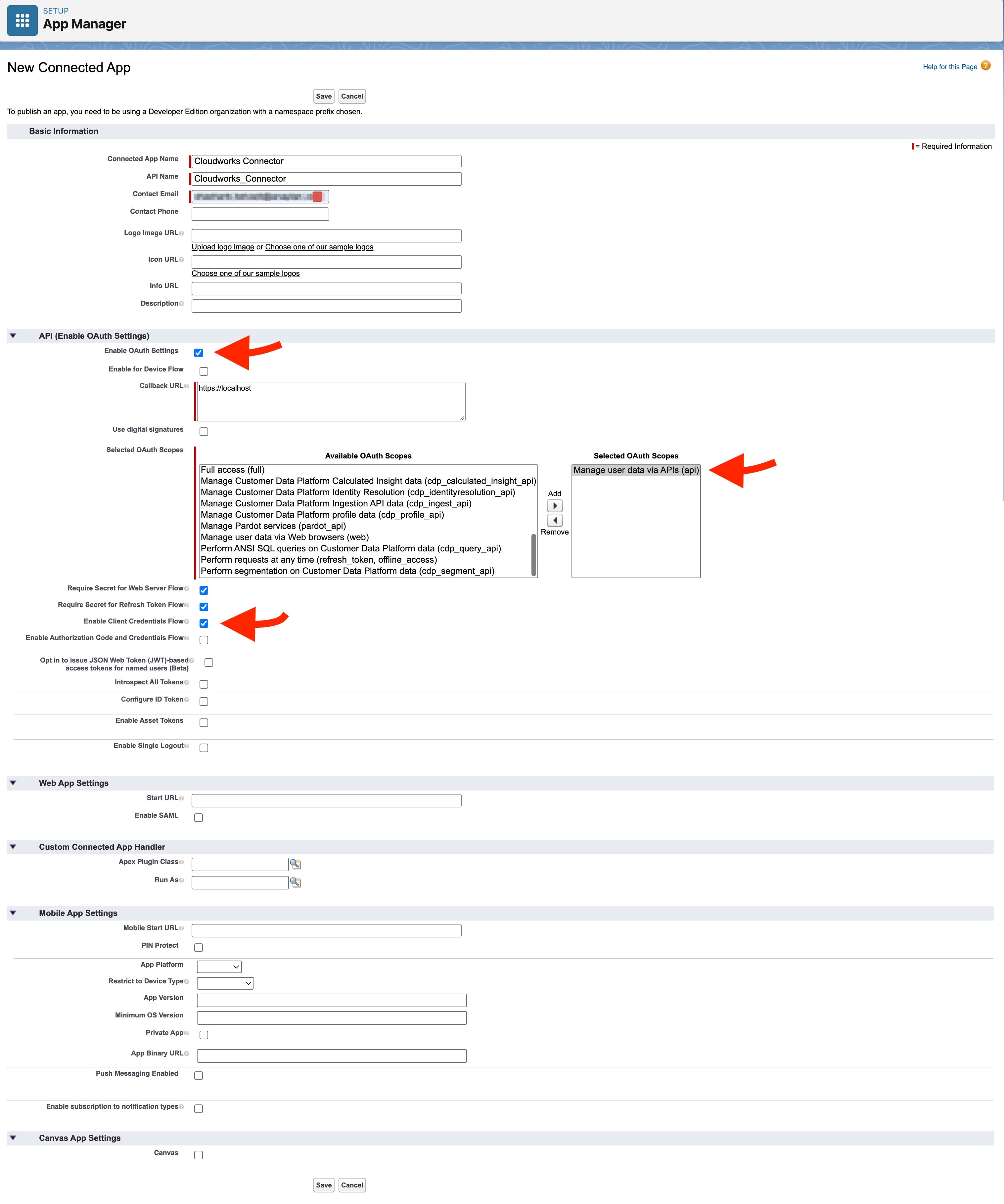 Salesforce 接続アプリの作成 | Anapedia