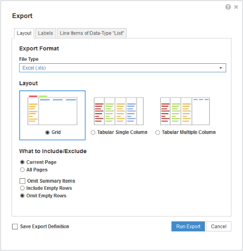 export sas dataset to excel with labels