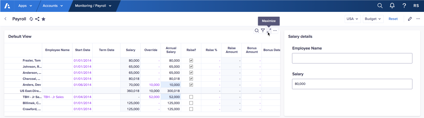 Maximize a card on a board | Anapedia