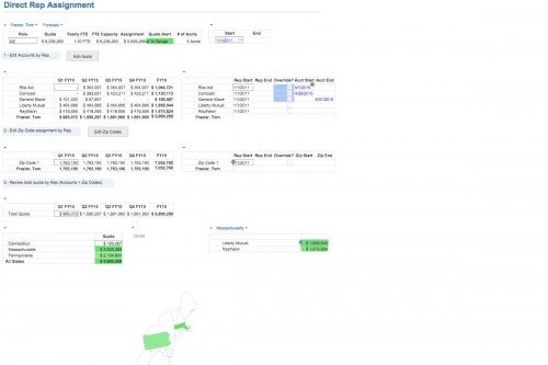Territory and Quota Planning | Anaplan Support