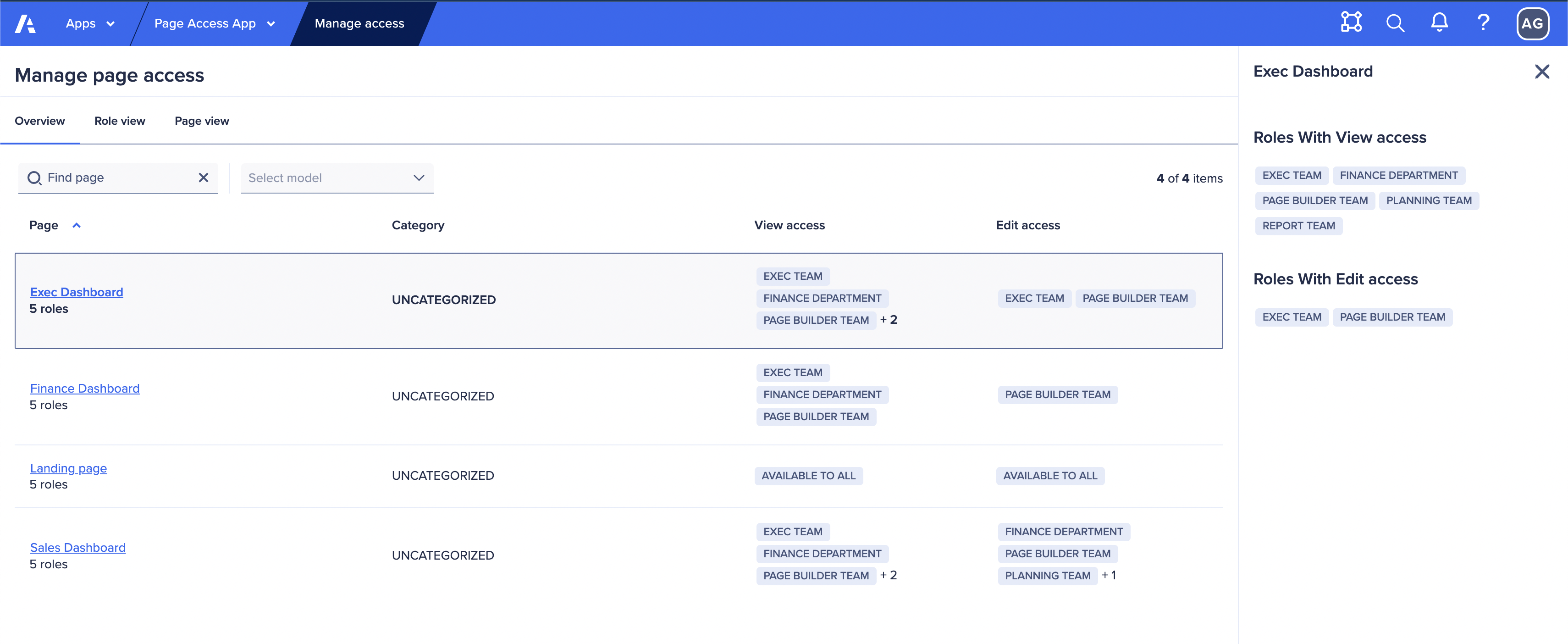 近日公開: ロール ベースのページ アクセスの更新 | Anaplan Support