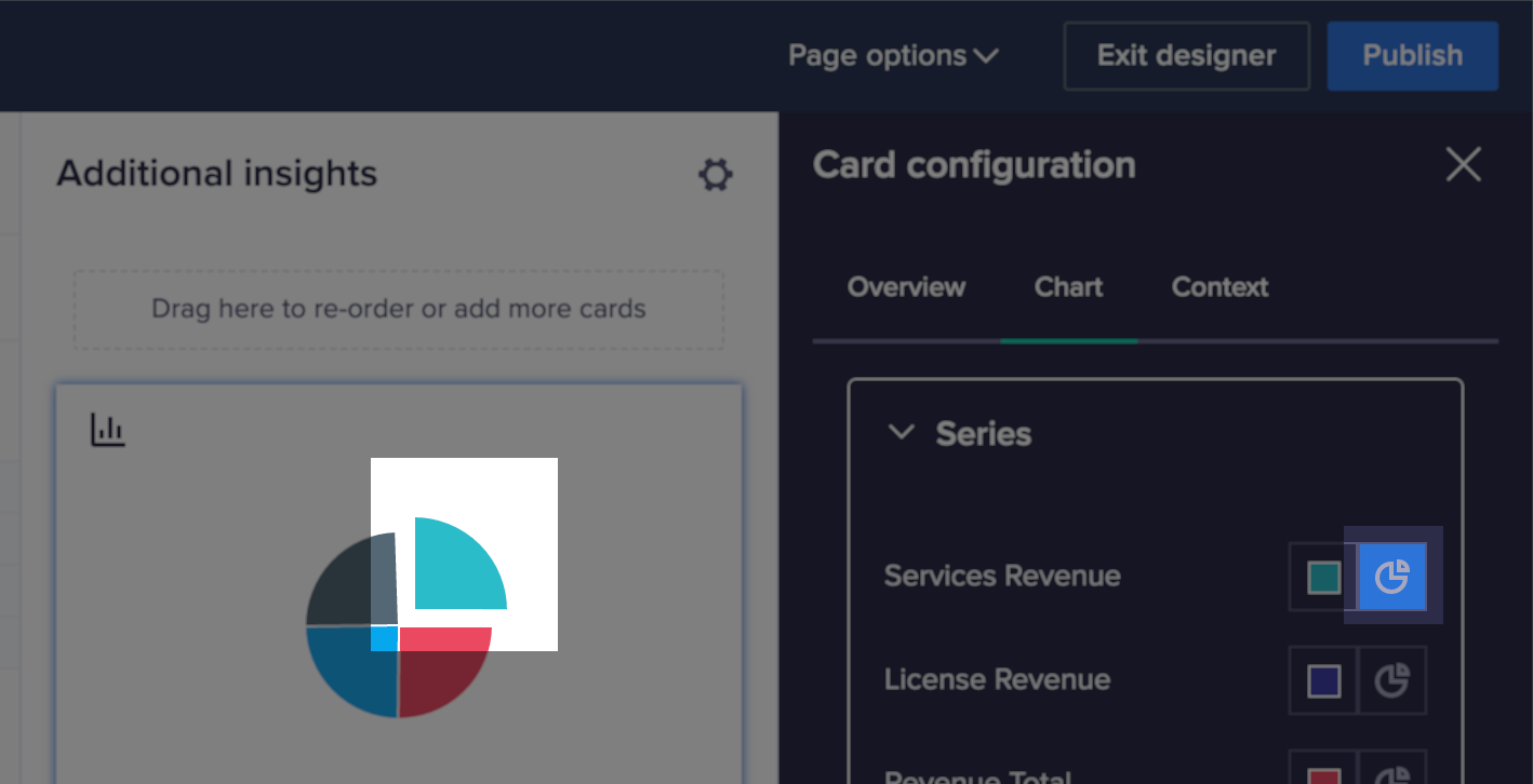 Configure a data series on a chart card - Anaplan Technical Documentation