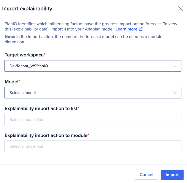 Import Amazon Ensemble explainability | Anapedia