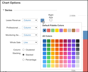 Change a series color on a chart | Anapedia