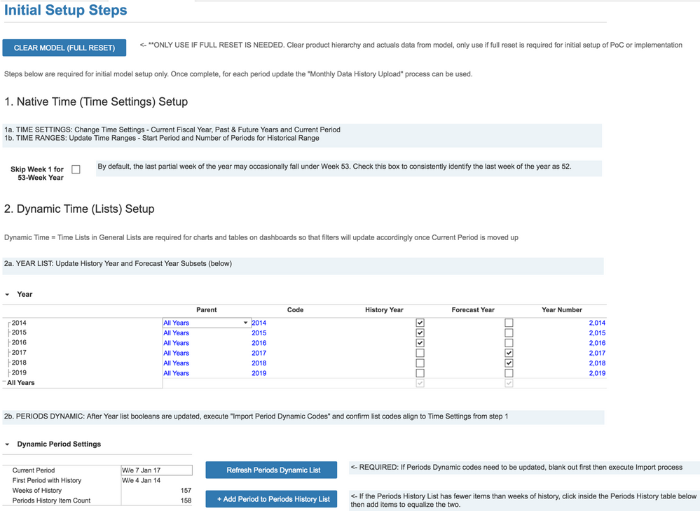 Weekly Statistical Forecasting 計算エンジン | Anaplan Support