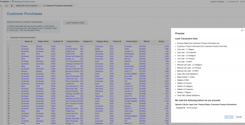 Managing numbered lists | Anaplan Support