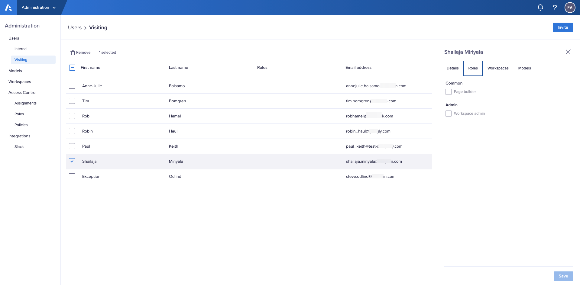 View visitor roles | Anapedia