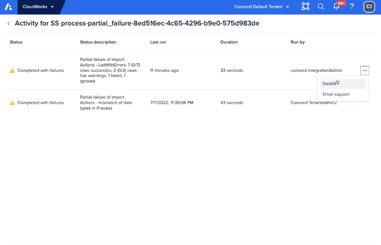 View activity details | Anapedia - Anaplan Technical Documentation