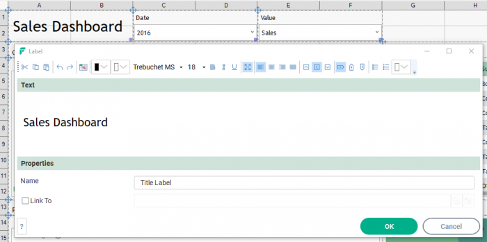 Dashboard sheets in Anaplan XL | Anapedia